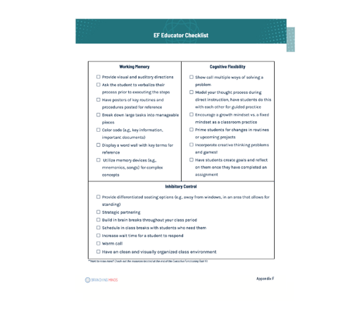 The Executive Function Toolkit