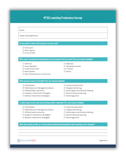 Toolkit for Leading Adults in MTSS Learning