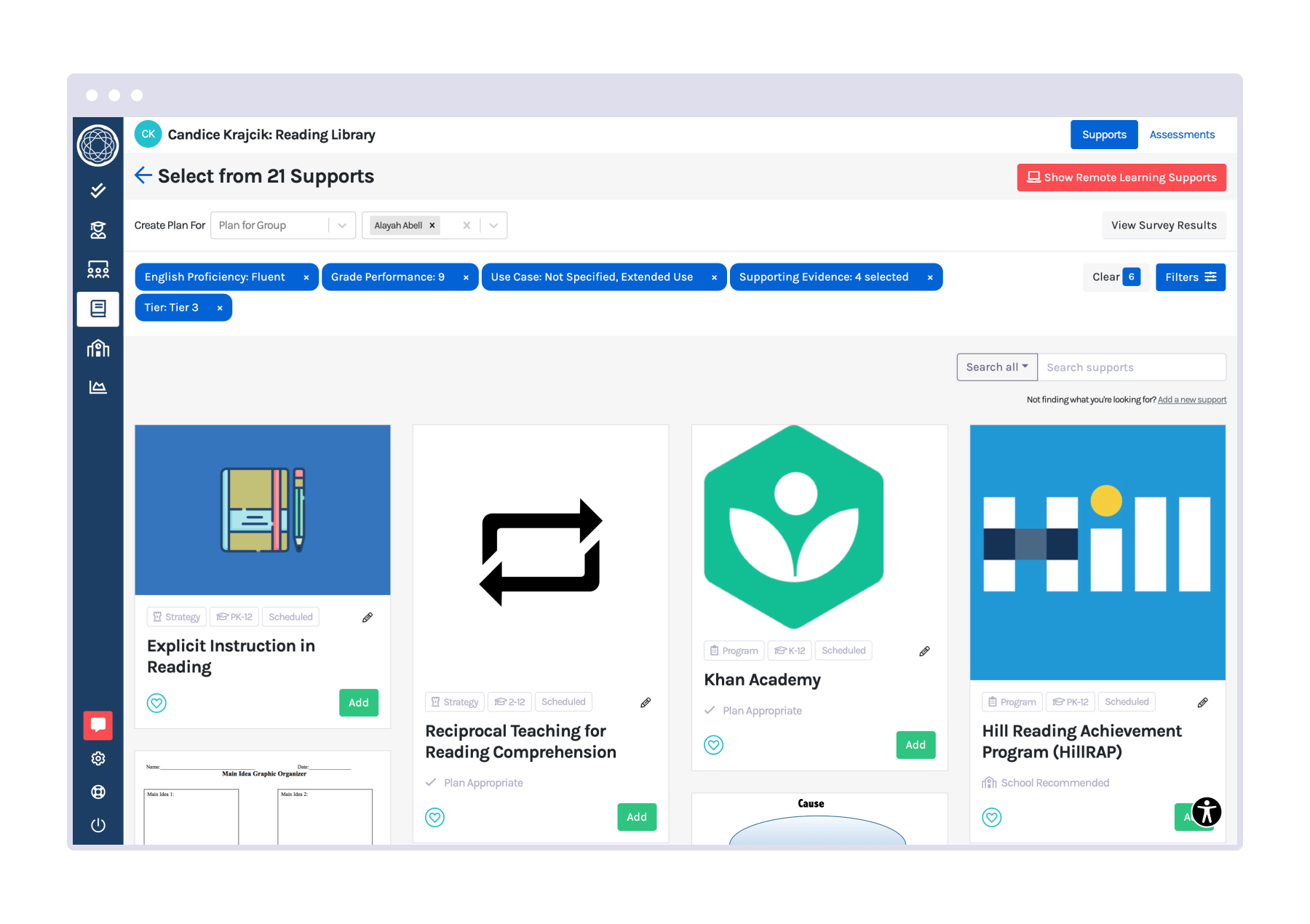 Tier 3 Interventions in MTSS (Multi-Tiered System of Supports)