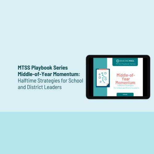 MTSS Playbook: Middle-of-Year Strategies for School and District Leaders MTSS Playbook: Middle-of-Year Strategies for School and District Leaders